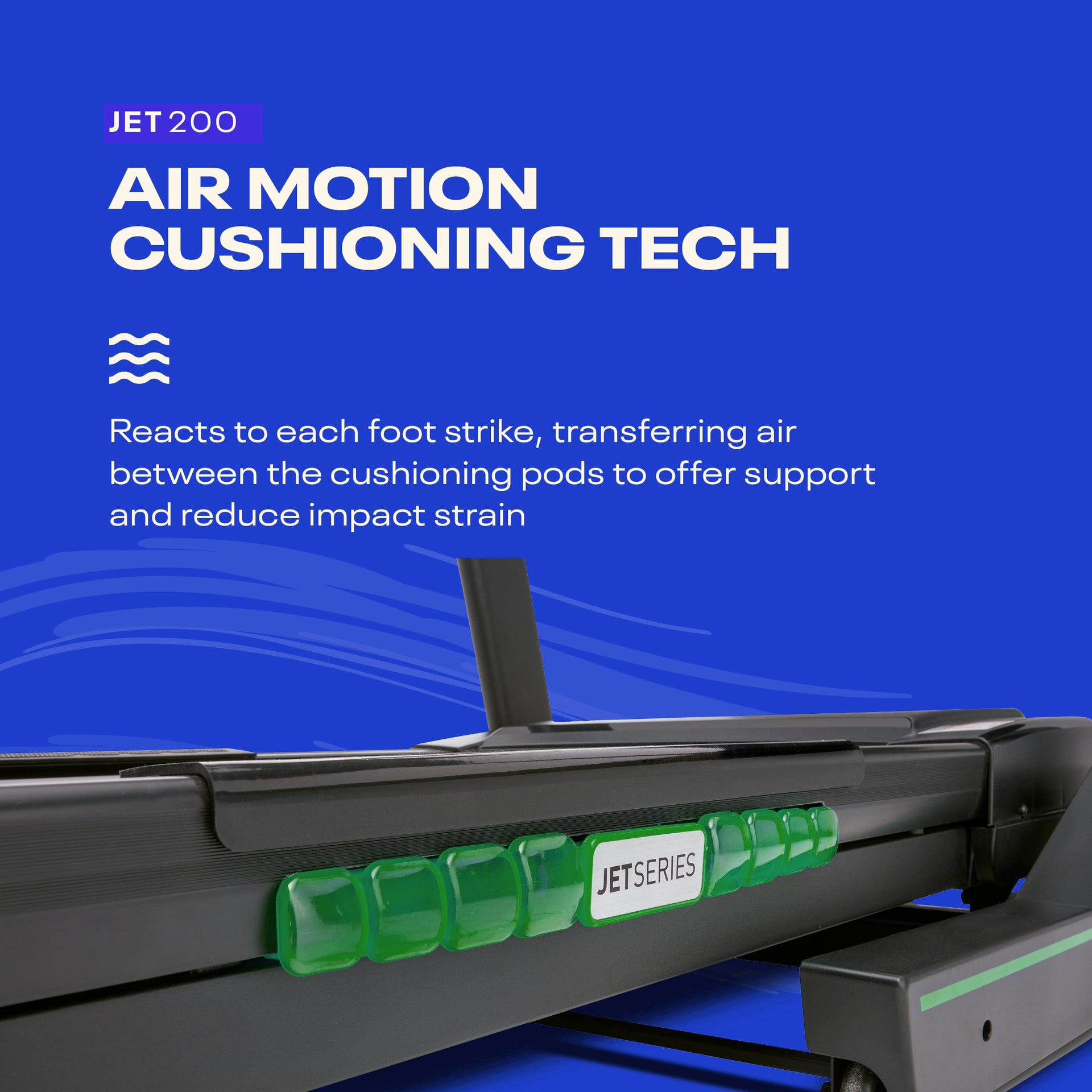 Reebok Jet 200 Series Bluetooth Folding Treadmill