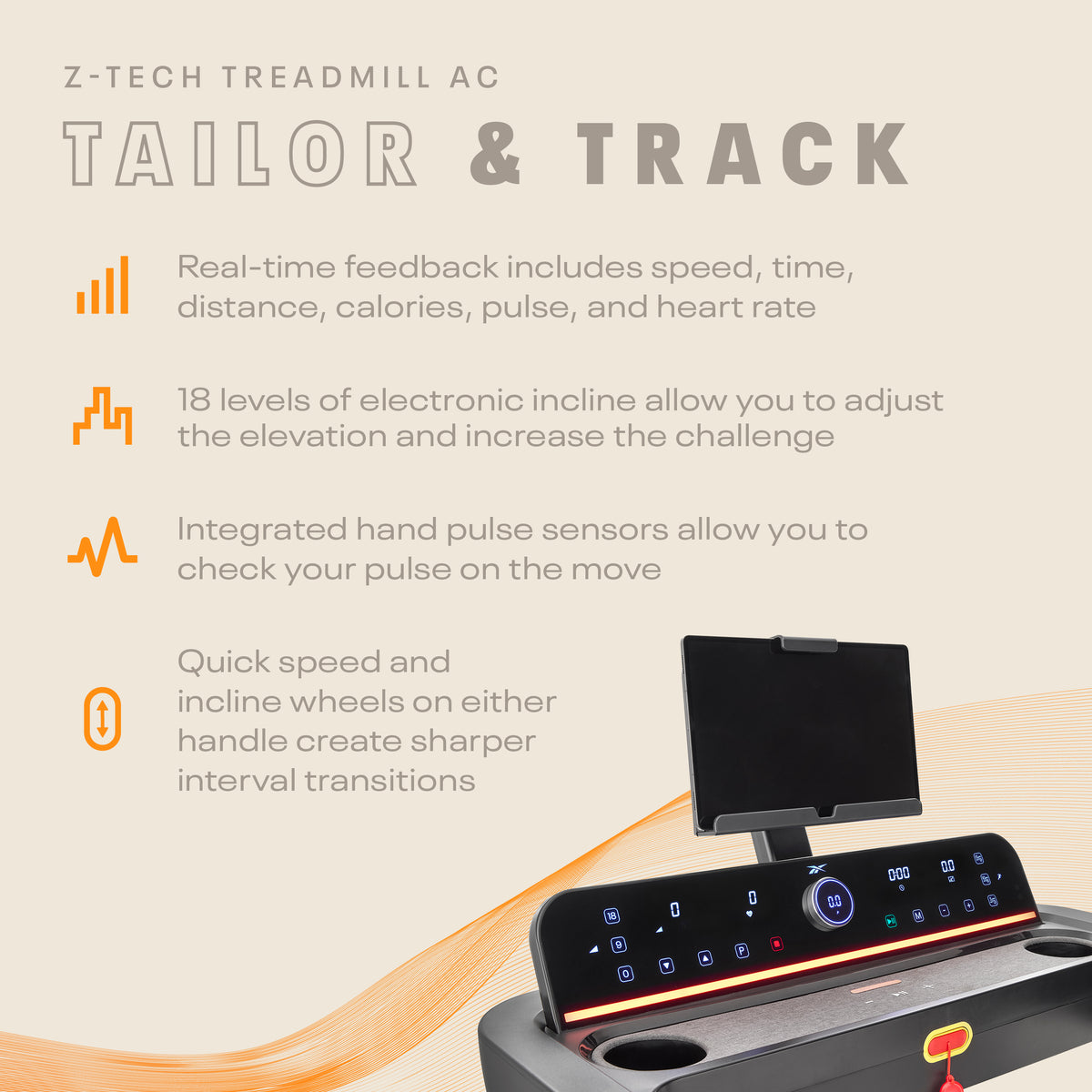 Upgraded Reebok Z-Tech AC Treadmill